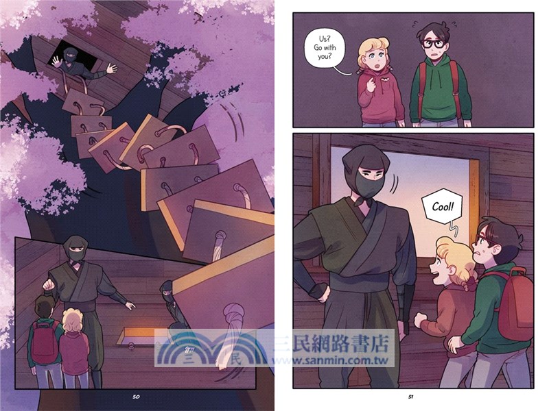 Magic Tree House #5: Night of the Ninjas (Graphic Novel)(精裝本) - 三民網路書店