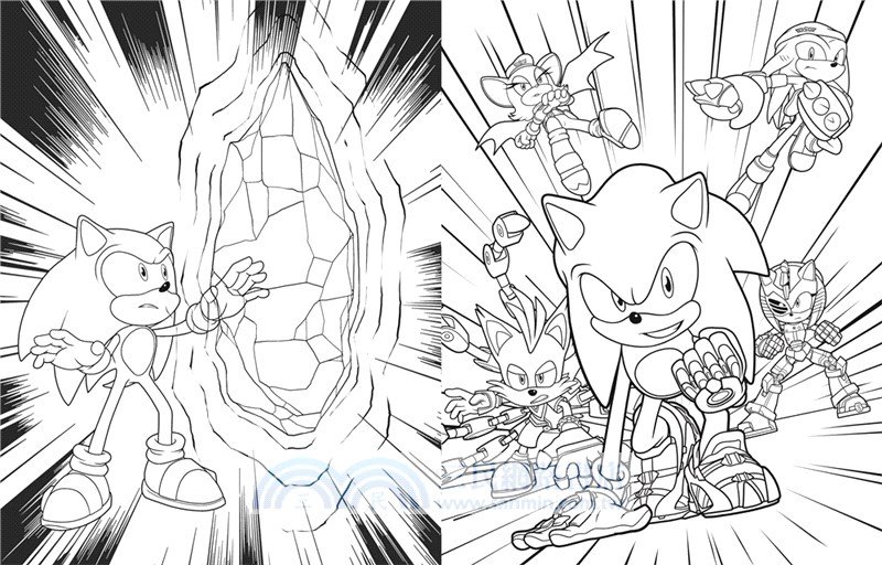 The Ultimate Sonic Prime Coloring Book - 三民網路書店