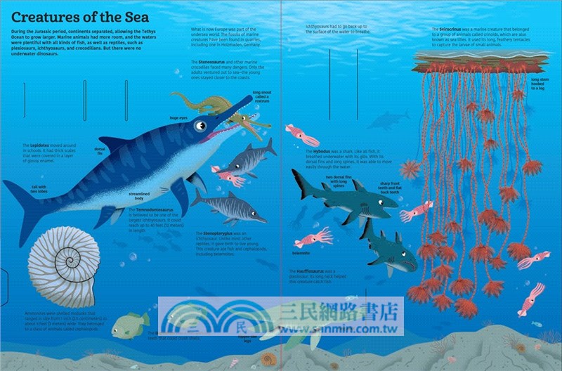 The Ultimate Book of Dinosaurs and Other Prehistoric Creatures (精裝立體知識百科) - 三民網路書店