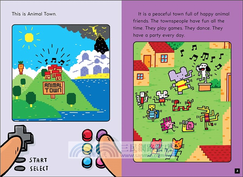 Game Over, Super Rabbit Boy! (Press Start! #1)(全彩平裝本) - 三民網路書店