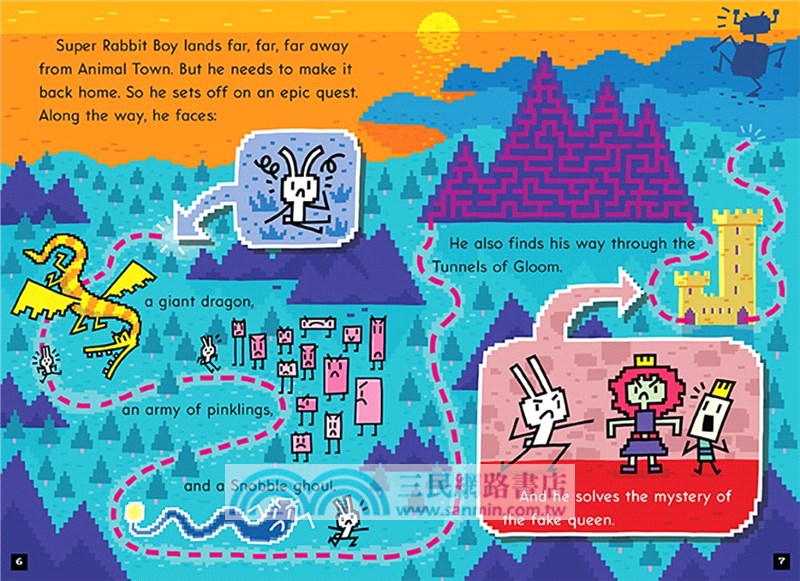 Super Rabbit Boy World!: A Branches Book (Press Start! #12)(全彩平裝本) - 三民網路書店